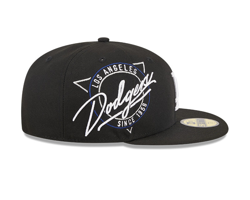 Gorra New Era 59FIFTY LA Dodgers Neon | Fitted Black Blue – New Era Cap ...