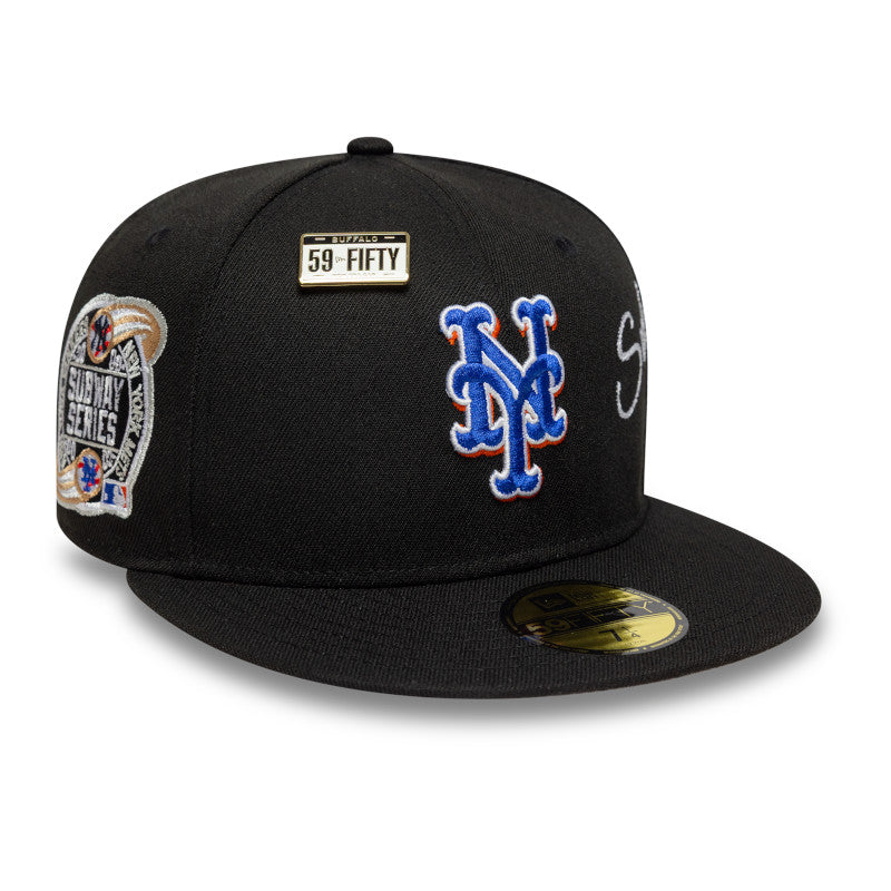 Gorra New Era 59FIFTY New York Mets Subway Series | Fitted Black – New ...
